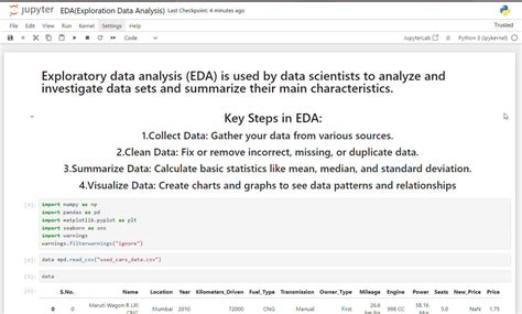 Tarun Kumar On Linkedin Datascience Eda Dataanalysis Datavisualization Analytics Python
