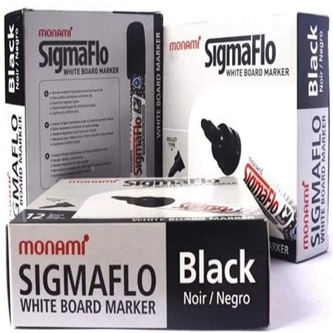 Sigmaflo Whiteboard Marker 12pcs 1box Liquid Ink Marker For Longer