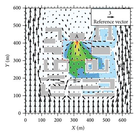 Simulated Concentration Ppm And Wind Vector Fields At 2200 Lst On