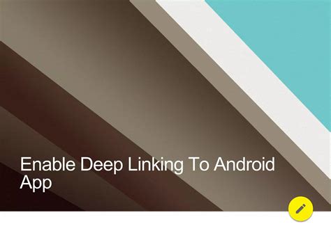 Android Deep Linking Ppt