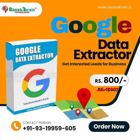Google Data Extractor Boostabrain Technologies