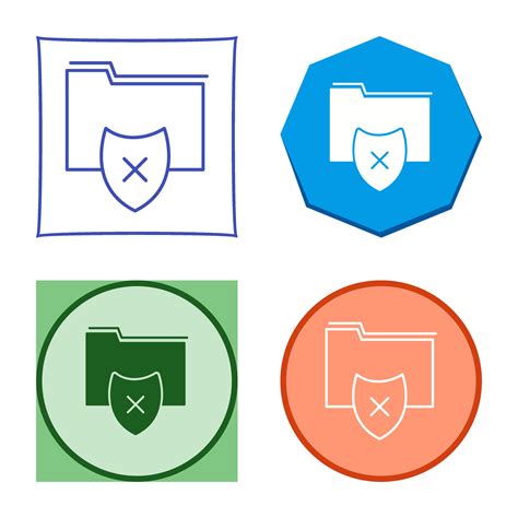 Vulnerable Folder Vector Icon 34148716 Vector Art At Vecteezy
