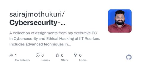 github sairajmothukuri cybersecurity assignments a collection of