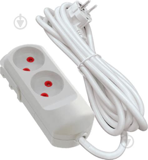 ᐉ Подовжувач Neomax без заземлення 2 гн білий 2 м • Краща ціна в Києві Україні • Купити в
