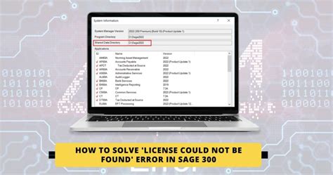 How To Solve License Could Not Be Found Error In Sage 300