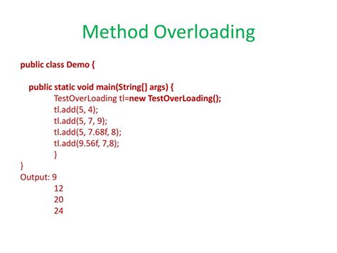 Over Loading Over Riding And Dynamic Method Dispatch Ppt Download
