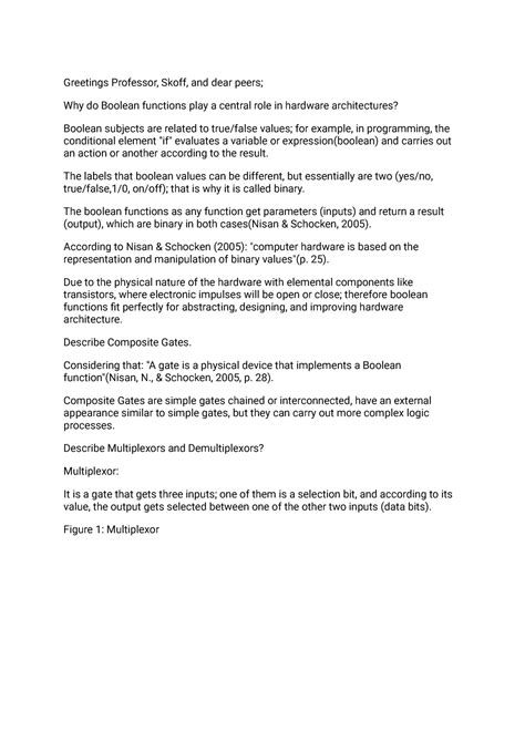 Cs 1104 Unit 1 Discussion Forum 2 Greetings Professor Skoff And