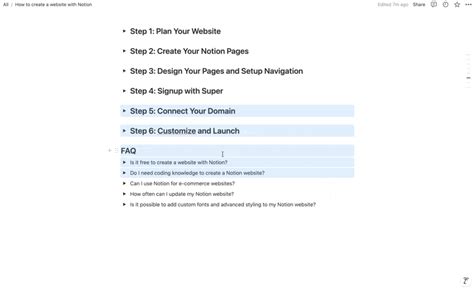 How To Open All Toggles In Notion Keyboard Shortcut