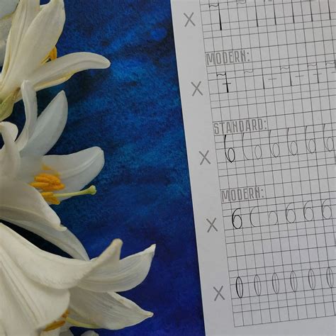 Vertical Spencerian Penmanship Numbers And Symbols Crealandia