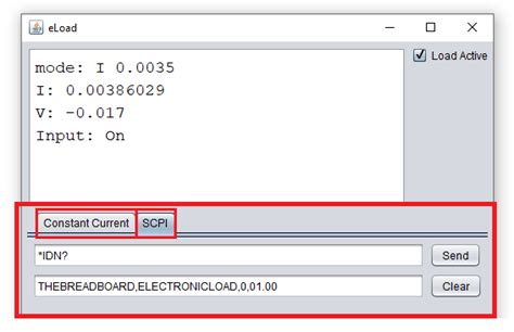 Programmable Electronic Load Java Gui Part 2 Support For Current Mode Input Onoff Error