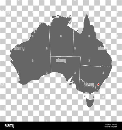 Map Of Australia Blank