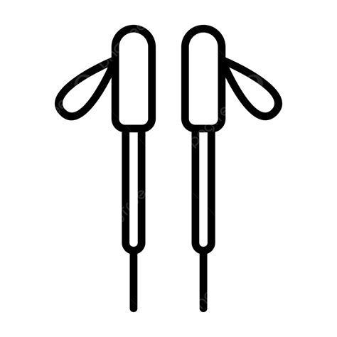 스틱 라인 아이콘 벡터 스틱 아이콘 하키 빙 Png 일러스트 및 벡터 에 대한 무료 다운로드 Pngtree