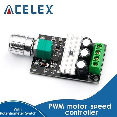 DC 6V 12V 24V 28VDC 3A 80W PWM Motor Speed Control Grandado