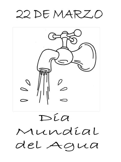 Dibujo Para Colorear Del Dia Mundial Del Agua Imagui