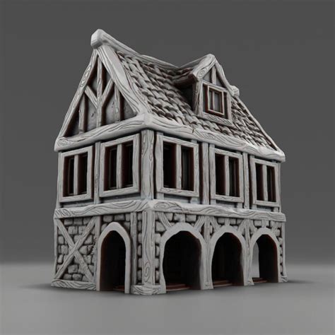 Tabletop Rpg Terrain Tudor Era Building Collection Dungeons And