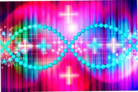 Abstract Vector Dna Structure Banner For Medical Science Background