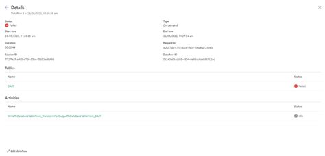 Solved Problem Running A Gen2 Dataflow From A Non Azure S