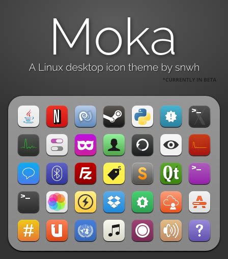 Install Moka Icon Theme In Ubuntu LinuxMint Via PPA Linux Desktop Icons Moka Open Source