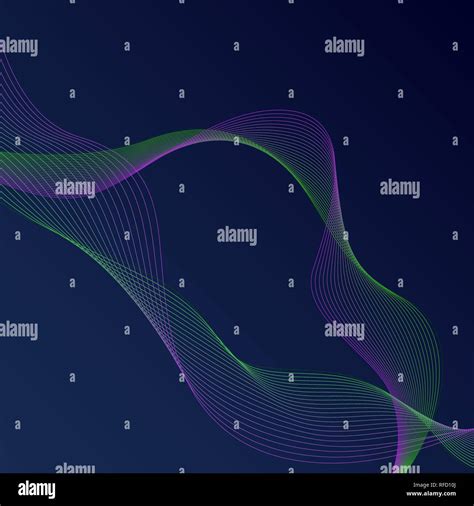 Abstract Background With Gradient Lines Vector Illustration Stock