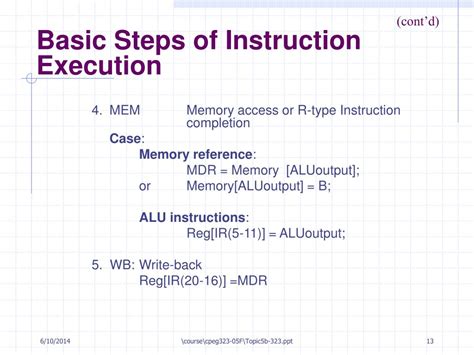 ppt a multiple clock cycle instruction implementation powerpoint