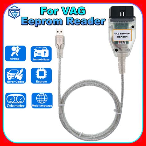 For Vag Eeprom Programmer Reader 1 20 For Airbag Crash Data Read Write Eeprom Immobilizer
