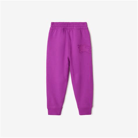 Ekd 코튼 조깅 팬츠 브라이트 히아신스 공식 Burberry®