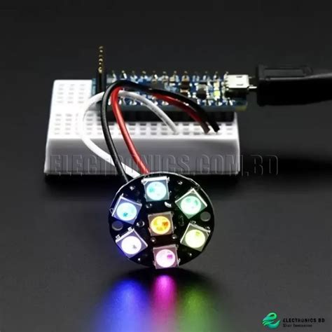 5v 7bit Ws2812 5050 Rgb Led Lamp Panel Board Round Shape Latest Price In Bangladesh Bd