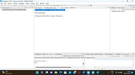 I Am Suddenly Getting An Error In My Cube Ide Wind Stmicroelectronics Community