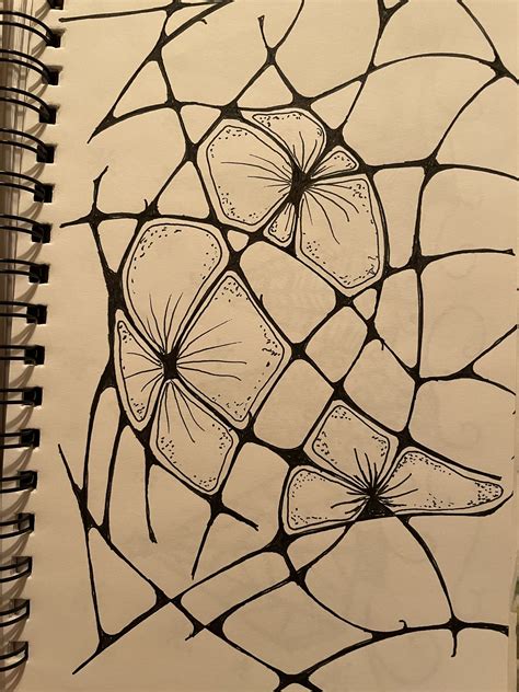 Spiral Notebook With Abstract Design