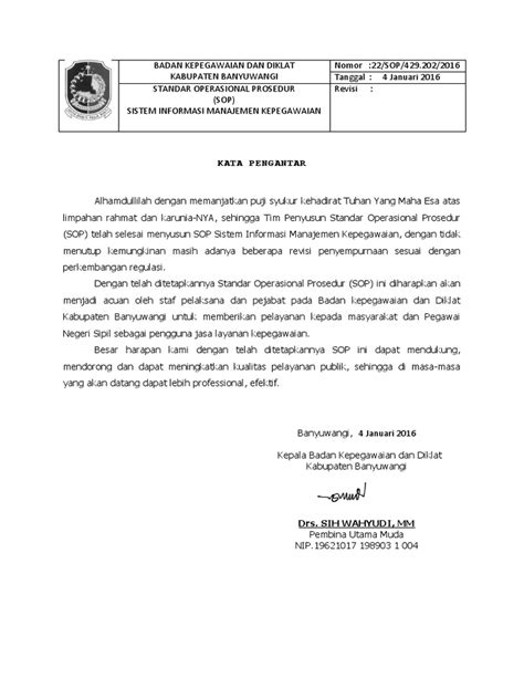 sop simpeg 22 2016 pdf karier and perkembangan bisnis