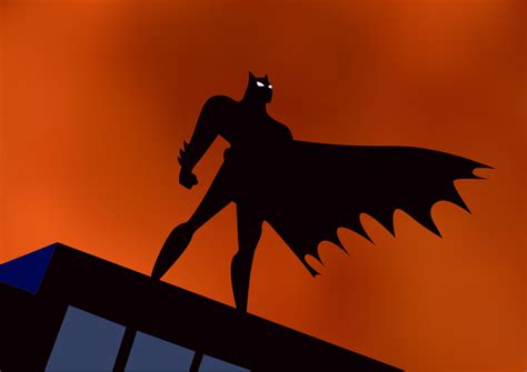 Batman Side View Silhouette