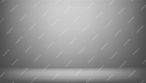 추상적인 회색 빈 스튜디오 방 회색 배경 제품 전시 스포트라이트 배경 빈 방 프리미엄 벡터