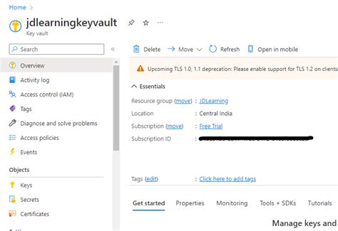Azure Key Vault Configuration And Implementation Using NET Core 7 Web API
