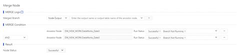 Merge Node Dataworks Alibaba Cloud Documentation Center