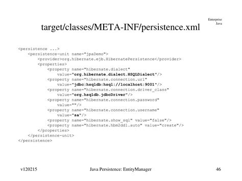 ppt java persistence entitymanager powerpoint presentation free download id 3525882