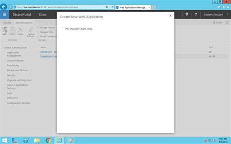 Create Web Application In Sharepoint Server 2016