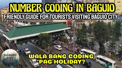 Baguio City Now The Updated Number Coding Scheme In Facebook