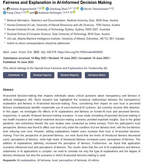 Make Mdpi On Linkedin Ai Decisionmaking Views Citations