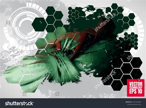 Big Data Connection Complex Data Visual Stock Vector Royalty Free