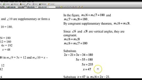 Worksheet Section Proving Angle Relationships Answers Angleworksheets Com
