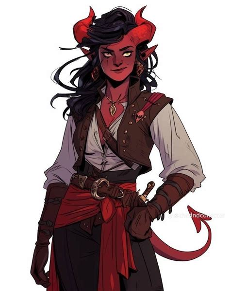 Docks Outfit Inspired By Jester Tiefling Infernal Dnd Cowgirl