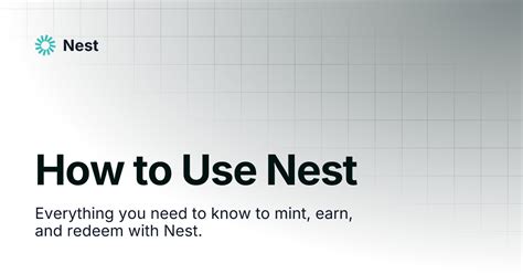 How To Use Nest Nest