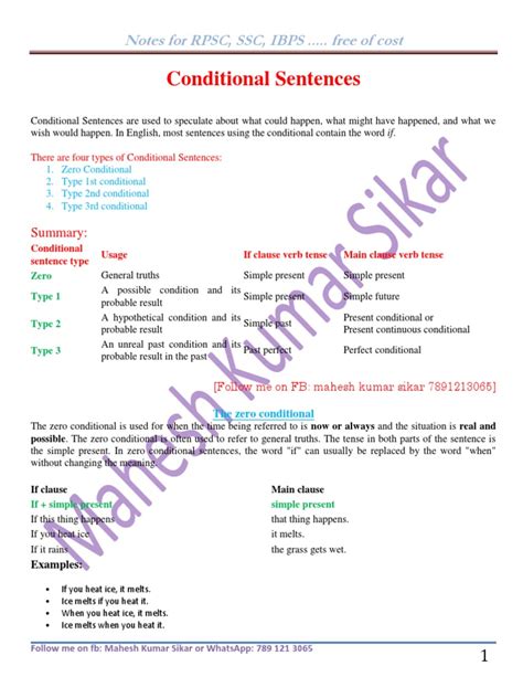 PDF Conditional Sentences In PDF Format DOKUMEN TIPS