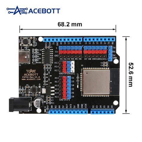 QA007 QA008 QA009 ESP32 Max V1 0 Controller Board ACEBOTT