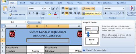 Excel For Educators Excel Gradebook For Intermediate Users Part I Getting Organized