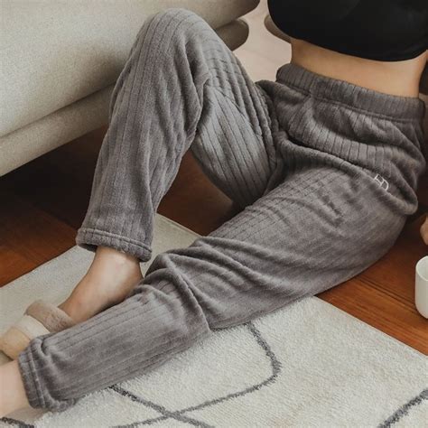 멜로우 수면바지 여성 겨울 밍크 융털 잠옷바지 5colors