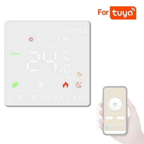 Smart Wireless Floor Heating Thermostat Accurate Control Voice Enabled
