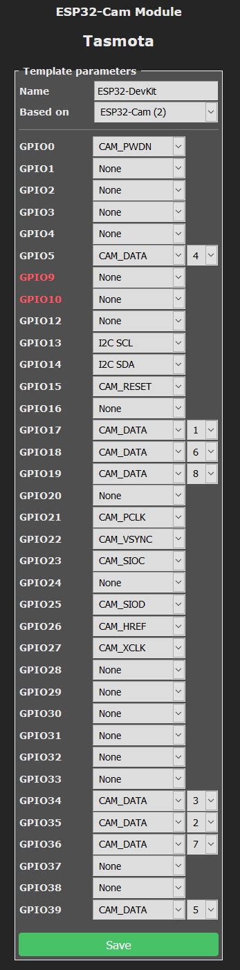 Lilygo Ttgo Esp32 Camera Not Working · Issue 10784 · Arendsttasmota