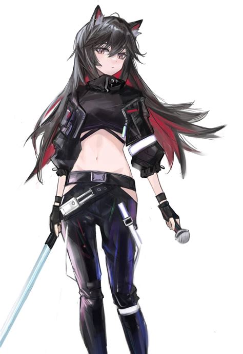 Texas Arknights And 1 More Drawn By Shuimo Danbooru