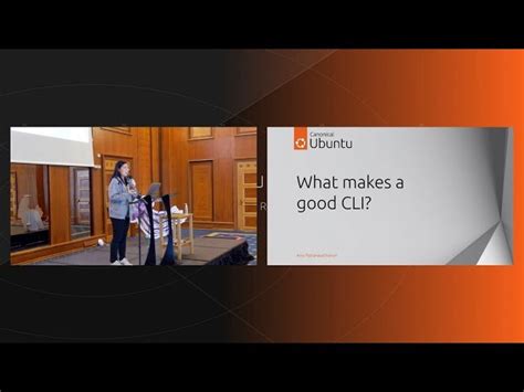 Free Video What Makes A Good Cli Design Thinking For Command Line Interfaces From Ubuntu